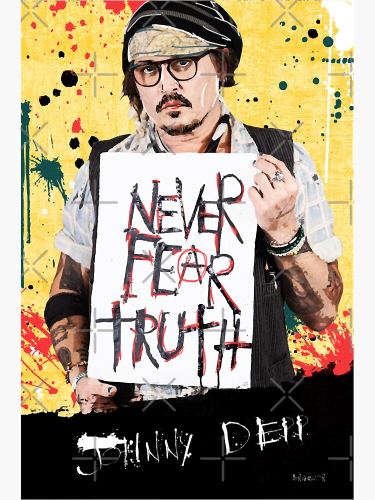"My Favorite People Fansart Never Fear Truth Johnny Depp Idol Gift Fot ...