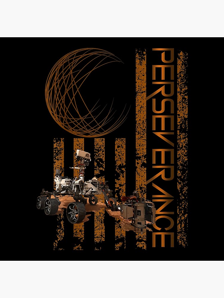 "American Flag Perseverance The New Mars Rover 2020" Poster for Sale by ...