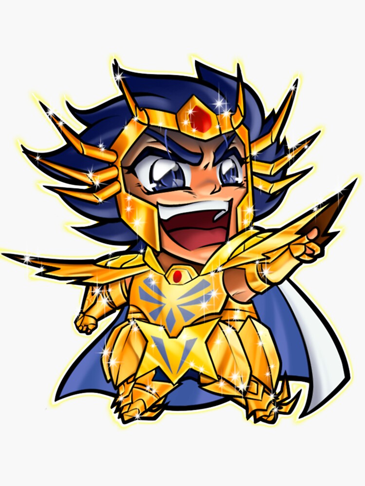 "Dohko libra Chibi" Sticker for Sale by zellaminanm | Redbubble