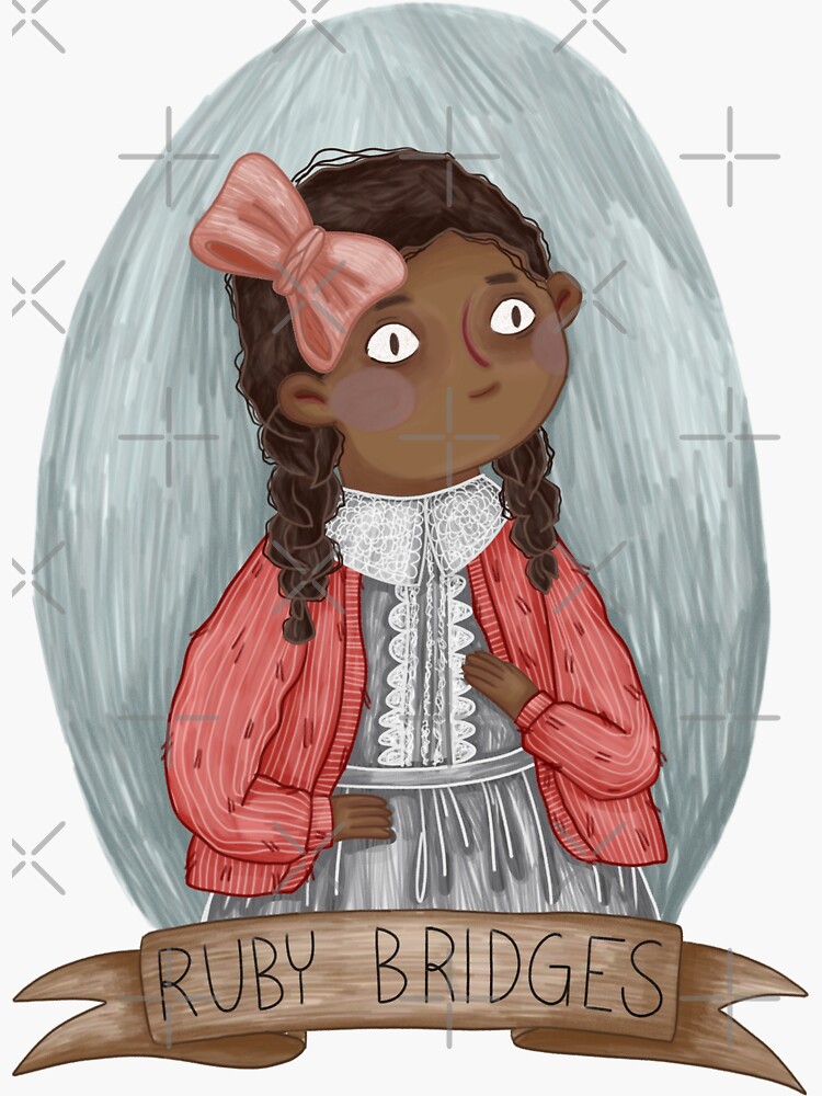 "Ruby Bridges Strong women in History" Sticker for Sale by ...