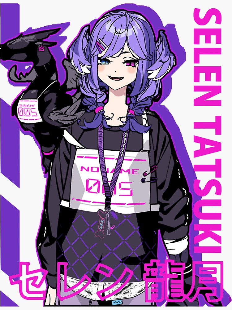 "Nijisanji EN Selen Tatsuki" Sticker for Sale by RobertVictor | Redbubble
