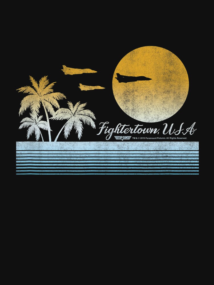 "Top Gun Fightertown, Usa Sunset Poster" T-shirt for Sale by LionWakl ...