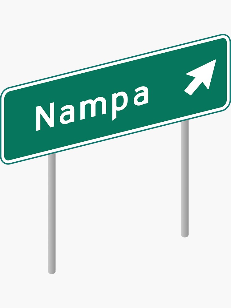 "Nampa" Sticker for Sale by WordsMaps | Redbubble