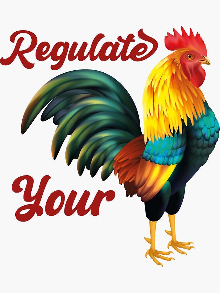 "Regulate Your Cock- Funny Women's Rights " Sticker for Sale by ...