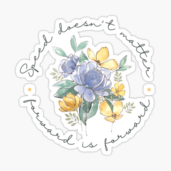 "Forward is Forward" Sticker for Sale by GiftFleet | Redbubble