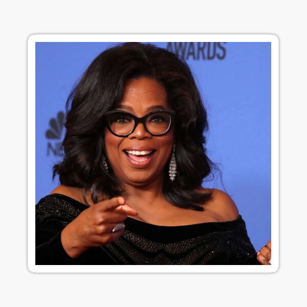 " Oprah Winfrey talk show host" Sticker for Sale by Sale400 | Redbubble