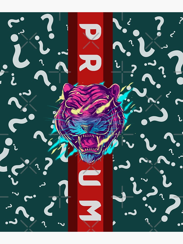 "Premium Cute Lovely Tiger by BrianM" Sticker for Sale by BrianM-Art ...