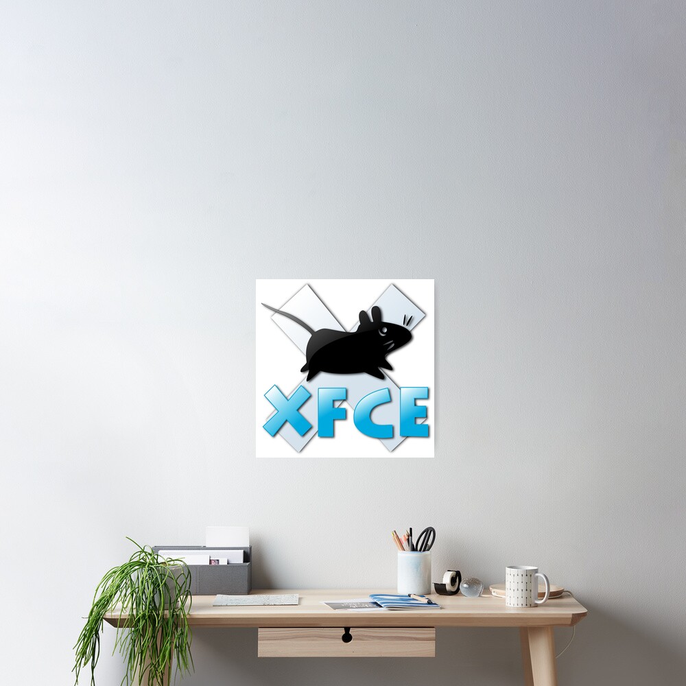 "XFCE logo" Poster for Sale by swamplord | Redbubble