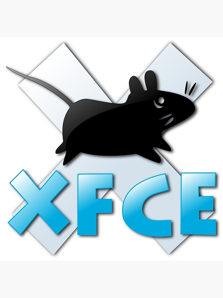 "XFCE logo" Poster for Sale by swamplord | Redbubble