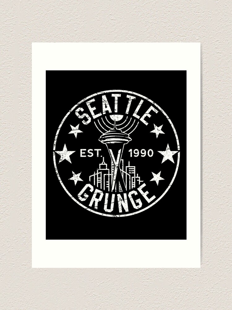 "Seattle Grunge" Art Print by Coldink | Redbubble