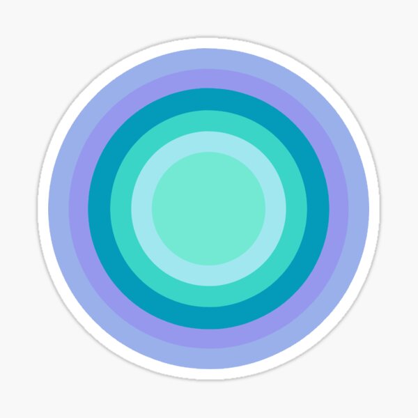 "Neptunic Pride Flag Circle" Sticker for Sale by kiippers | Redbubble