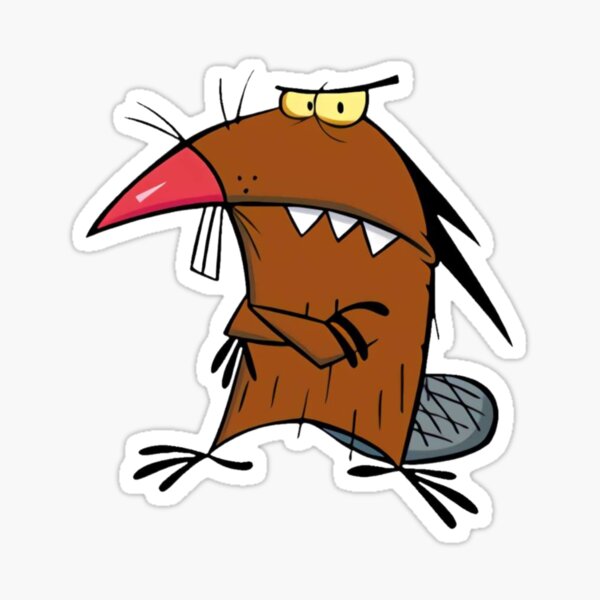 " Angry Beavers" Sticker for Sale by oublaichen | Redbubble
