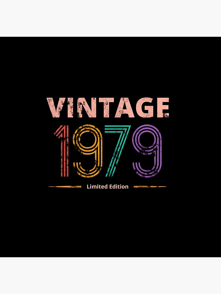 "Vintage 1979 Limited Edition" Poster for Sale by csizmaziadesign ...
