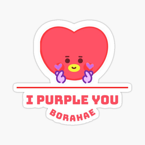 "BTS BT21 Characters Tata Festa Family Portrait Borahae - I Purple You ...