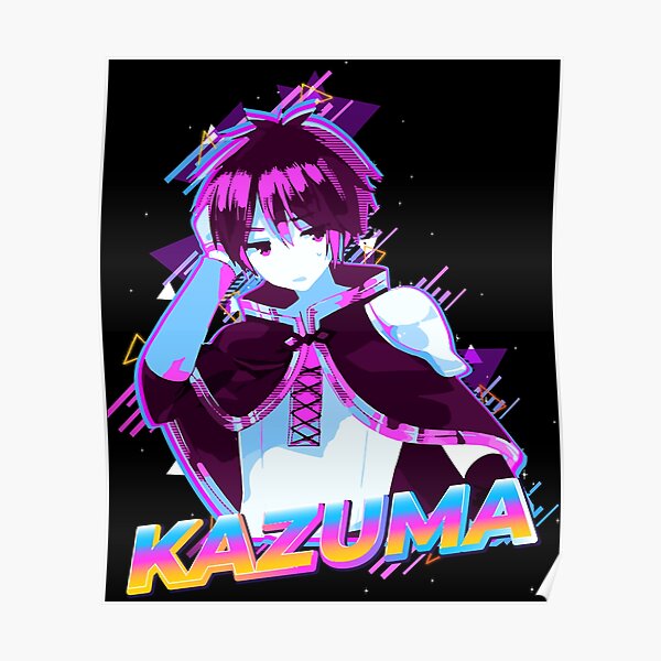 Póster «Regalos para mujeres Gráfico de Sato Konosuba Kazuma para fan ...