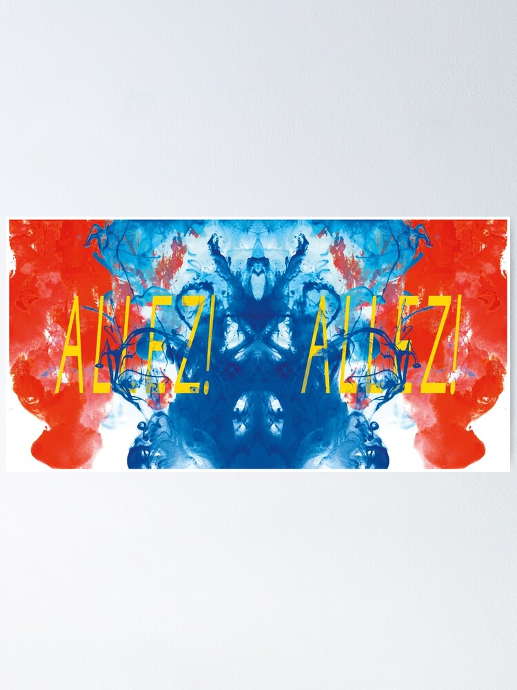 "ALLEZ! ALLEZ! - Diptych" Poster by Hell-Prints | Redbubble
