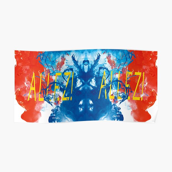 "ALLEZ! ALLEZ! - Diptych" Poster by Hell-Prints | Redbubble