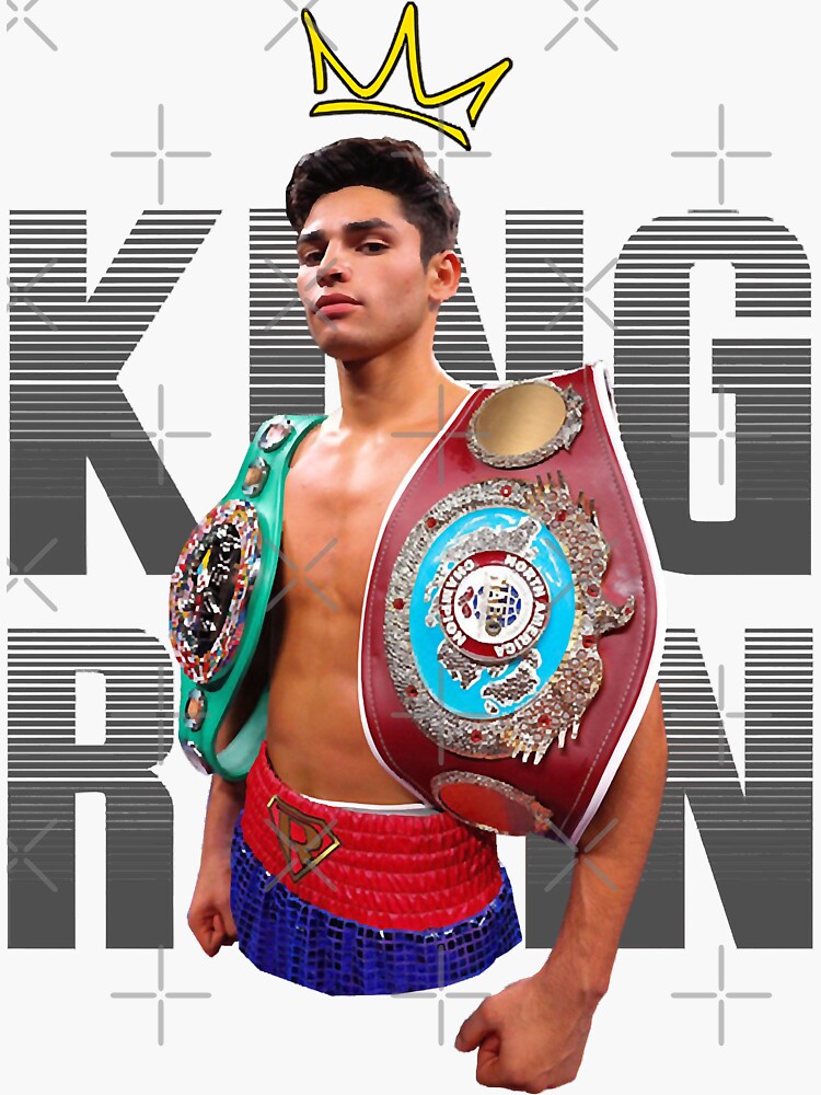 "Graphic Fighter Ryan Garcia King Ryan Cool Graphic Gift" Sticker for Sale by HerrOlafMarx ...