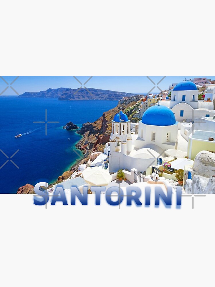 "Santorini Greek islands " Sticker for Sale by CalliopeCr | Redbubble
