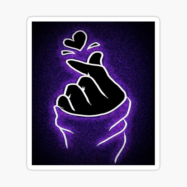 "Cute love hands with heart" Sticker for Sale by samahelshaer | Redbubble