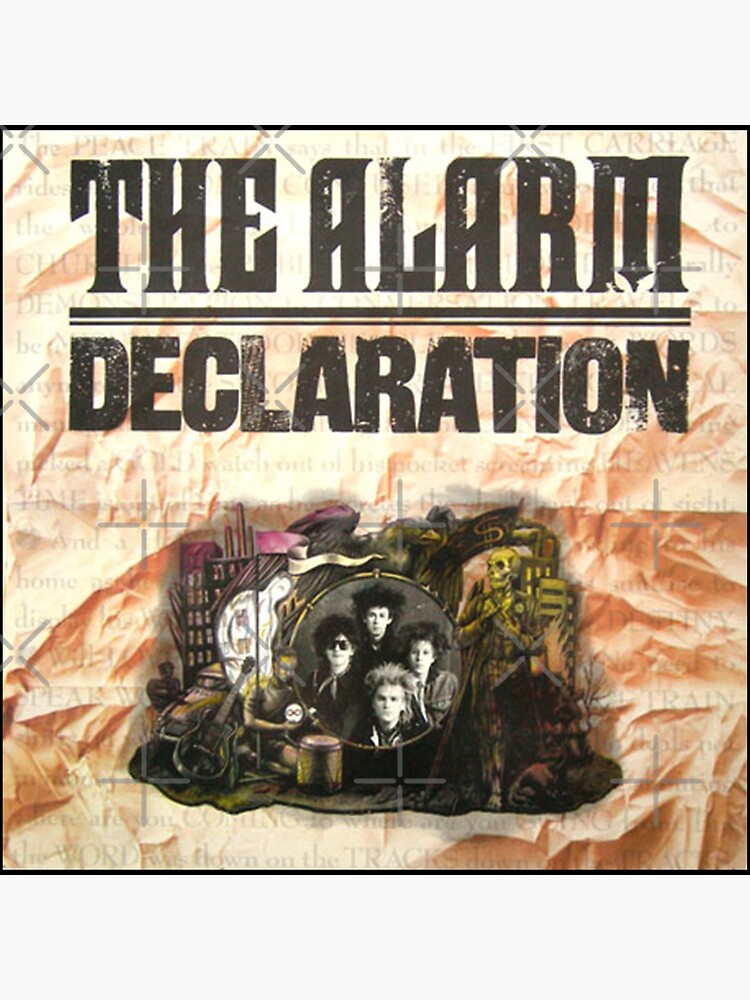 "vol 1. The Alarm poster: Declaration vintage album" Poster for Sale by ...