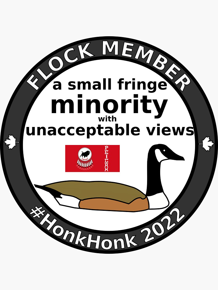 "Flock Member - Piikani" Sticker for Sale by MotleyJack | Redbubble