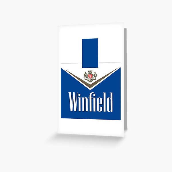 "WINFIELD BLUE" Greeting Card for Sale by mooseytapeworm | Redbubble