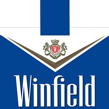 "WINFIELD BLUE" Sticker for Sale by mooseytapeworm | Redbubble