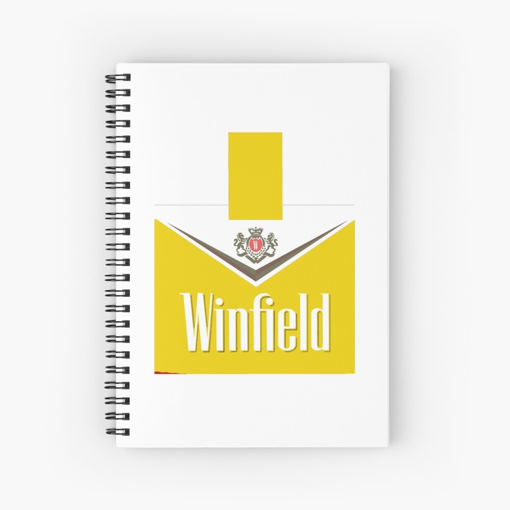 "WINFIELD GOLD" Spiral Notebook for Sale by mooseytapeworm | Redbubble