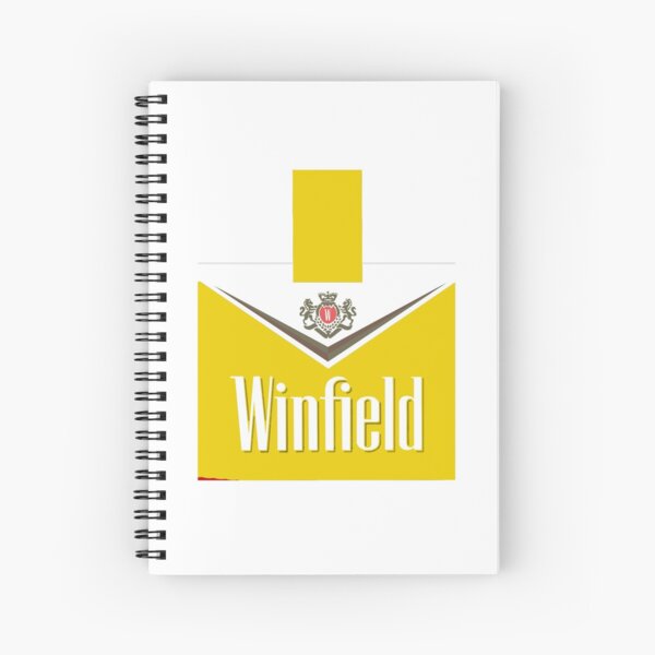 "WINFIELD GOLD" Spiral Notebook for Sale by mooseytapeworm | Redbubble
