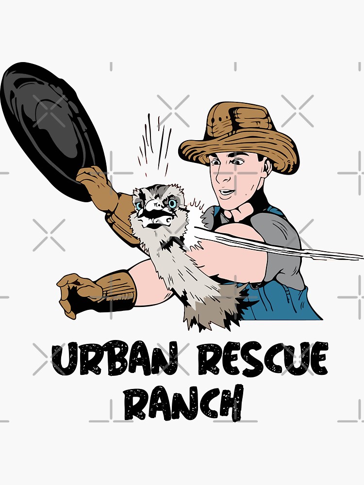"Urban Rescue Ranch" Sticker for Sale by Only-Art- | Redbubble