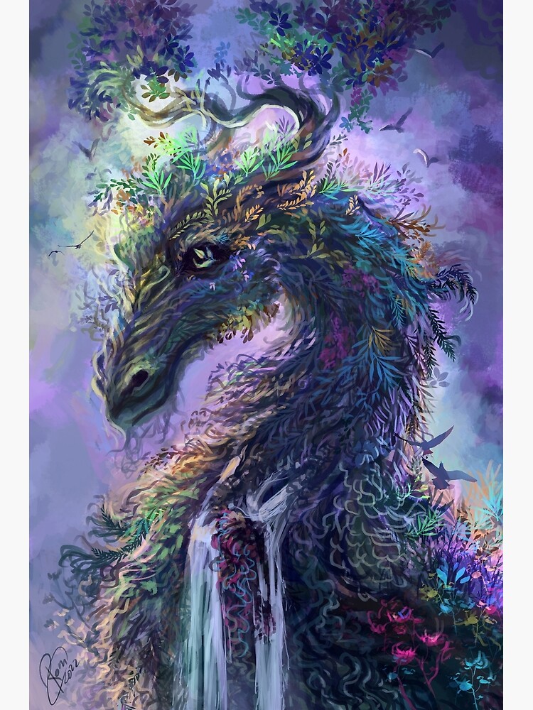 "Paradise dragon" Poster for Sale by Kaytara | Redbubble
