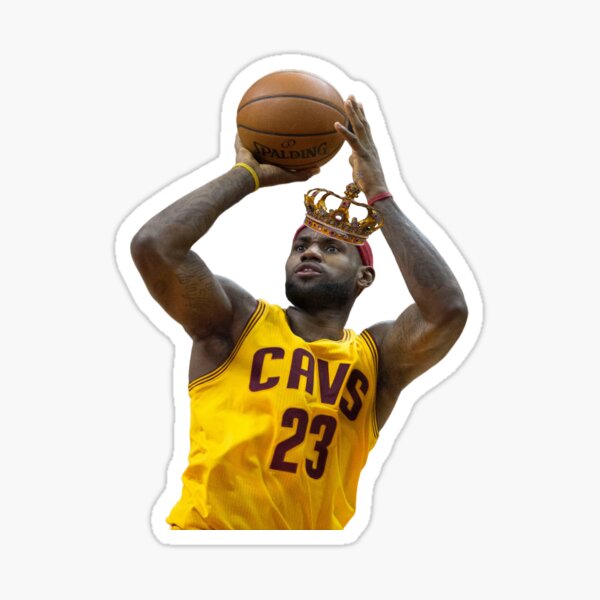 "LeBron James" Sticker for Sale by DesigneForce | Redbubble
