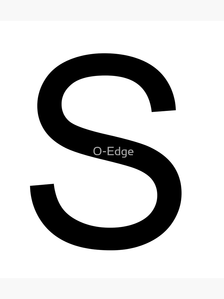 "EDGE - ABC - 01 - S - Black" Poster for Sale by O-Edge | Redbubble