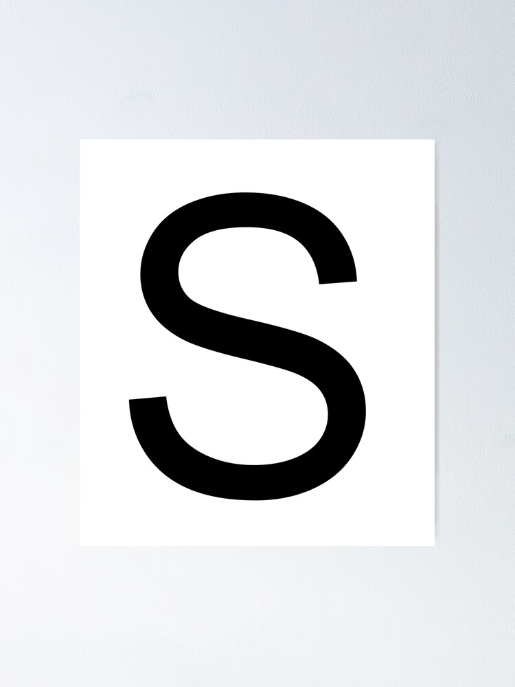 "EDGE - ABC - 01 - S - Black" Poster for Sale by O-Edge | Redbubble