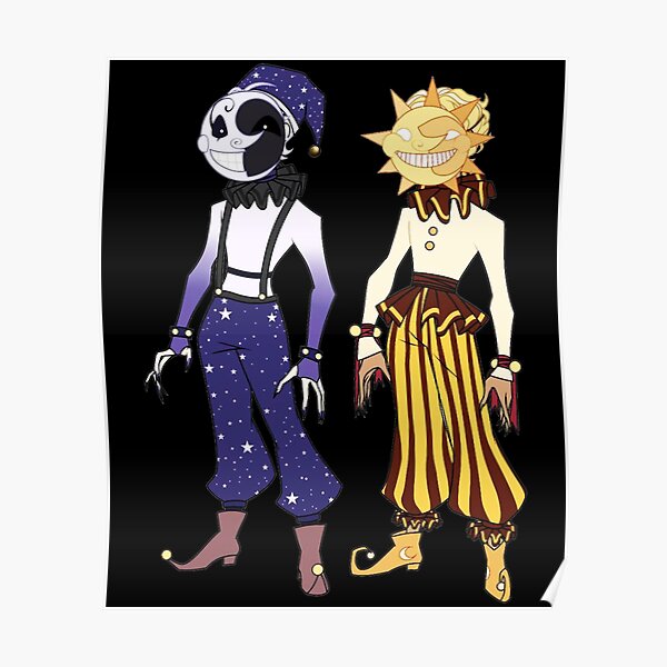 "fnaf security breach moondrop & sundrop" Poster for Sale by SKSoumen ...