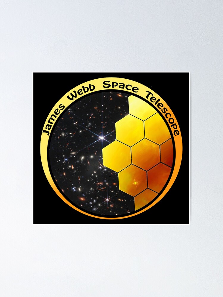 "JWST James Webb Telescope - First Deep Field image,gold" Poster for ...