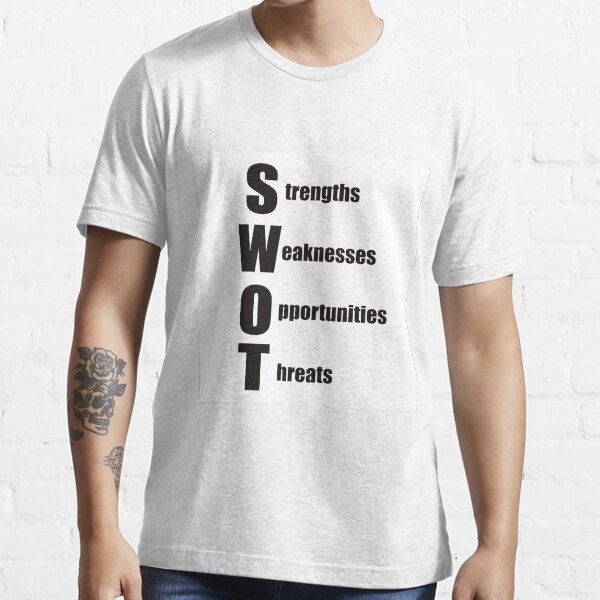 "SWOT analysis" T-shirt for Sale by stuwdamdorp | Redbubble | analysis ...