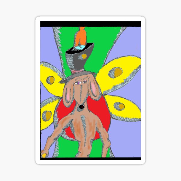 "butt sniffer" Sticker for Sale by wormink | Redbubble