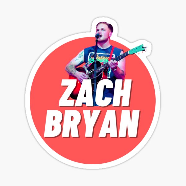 "Zach bryan something in the orange " Sticker for Sale by Onewalkdesign | Redbubble