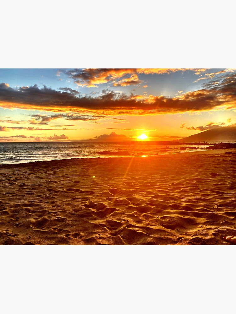 "Beach Sunset" Sticker for Sale by leahrochellep | Redbubble
