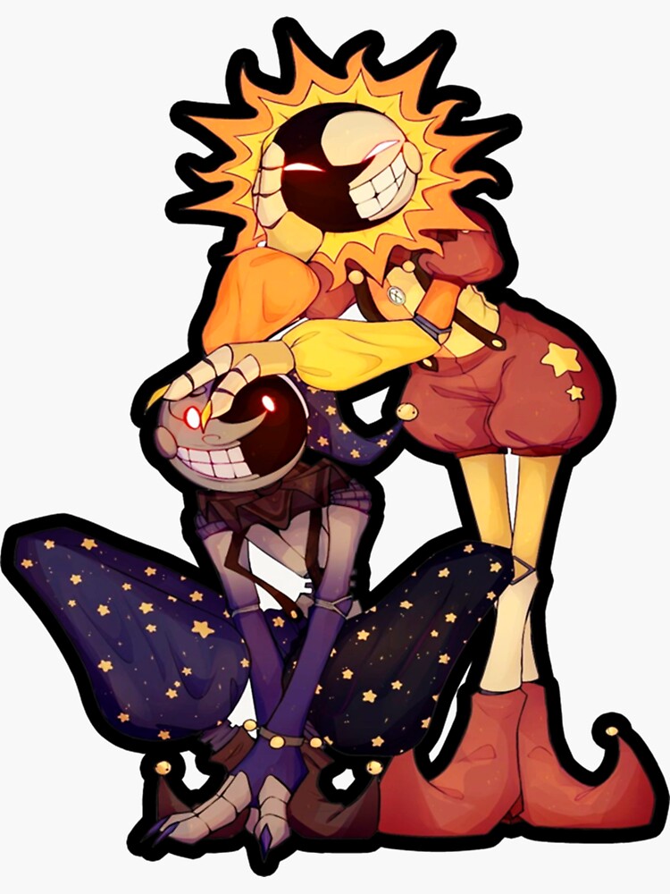 "Fnaf Security Breach Sunny And Moony" Sticker for Sale by SKSoumen ...