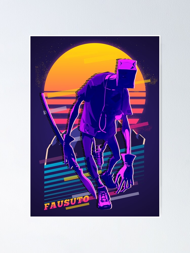 "Faust guilty gear strive retro" Poster for Sale by nikmatulailu ...