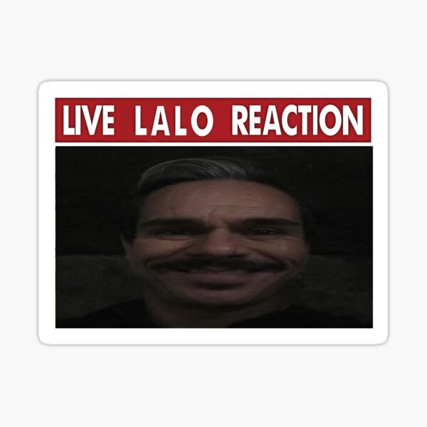 "Live Lalo Reaction" Sticker for Sale by rkegan12 | Redbubble