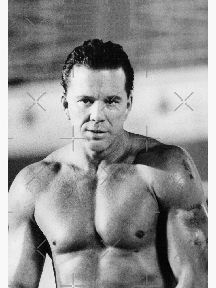 "Muscle Mickey Rourke" Poster for Sale by robertjames12 | Redbubble