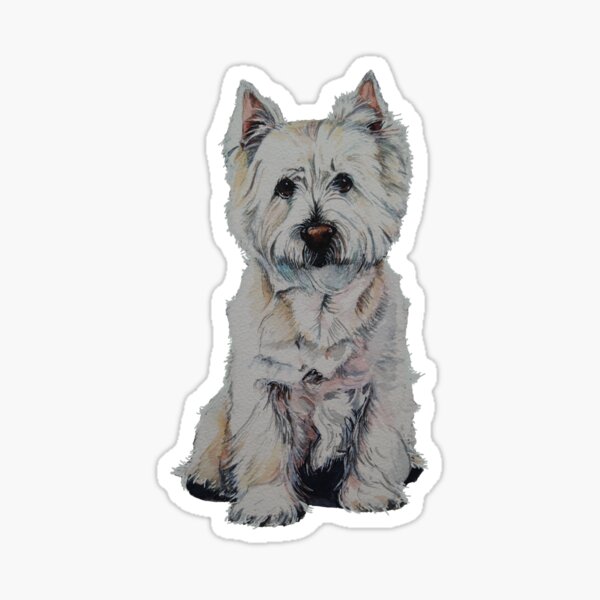 "Sitting Pretty" Sticker for Sale by LouiseSchofield | Redbubble