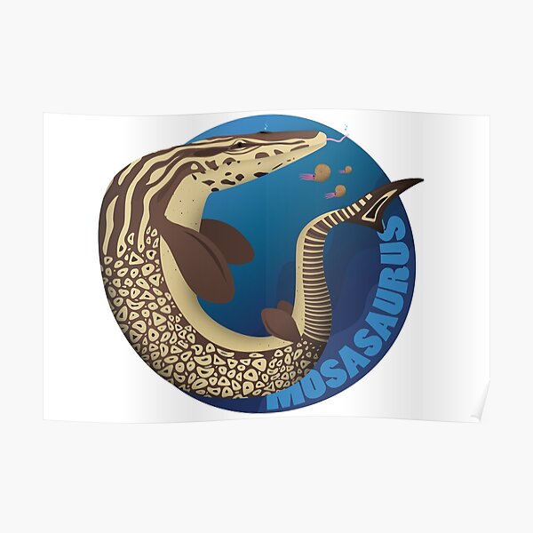 "Mosasaurus hoffmani" Poster for Sale by ClassyCarnoArts | Redbubble