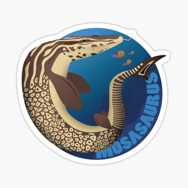 "Mosasaurus hoffmani" Sticker for Sale by ClassyCarnoArts | Redbubble