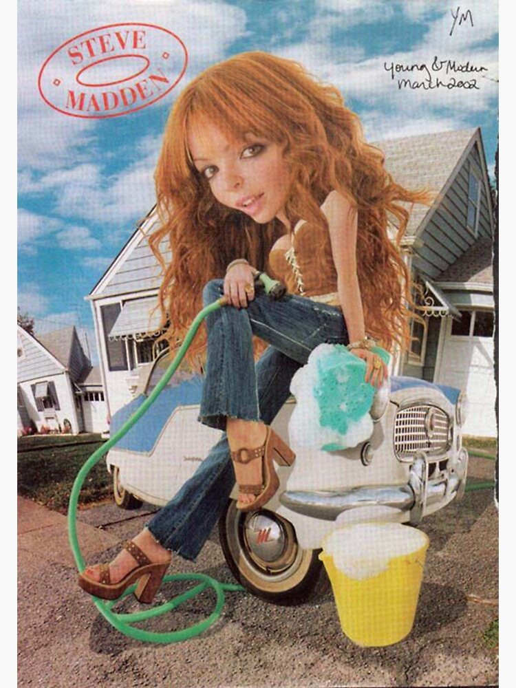 "steve madden big head (1999) poster" Sticker for Sale by suegomez4 ...