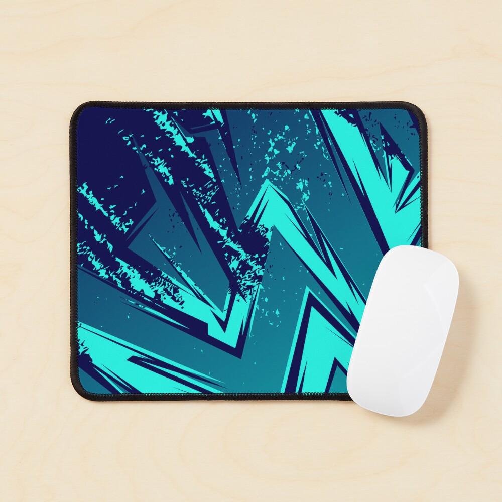 "Modern style blue abstract geometric texture" Sticker for Sale by ...